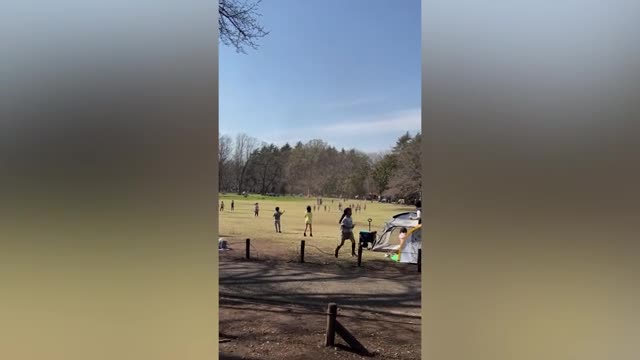 Dust devil wind blows tents in park in Japan - ViralPress