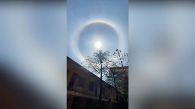 Solar halo like eye in sky appears over China - ViralPress