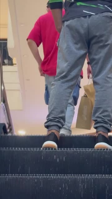 Pet duck walks around shopping mall with food delivery rider - ViralPress